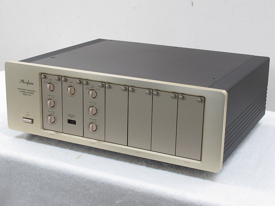 Accuphase F-25 2way 290Hz チャンネルデバイダー @26185 / 中古オーディオ買取、販売、通販のショップアフロオーディオ横浜
