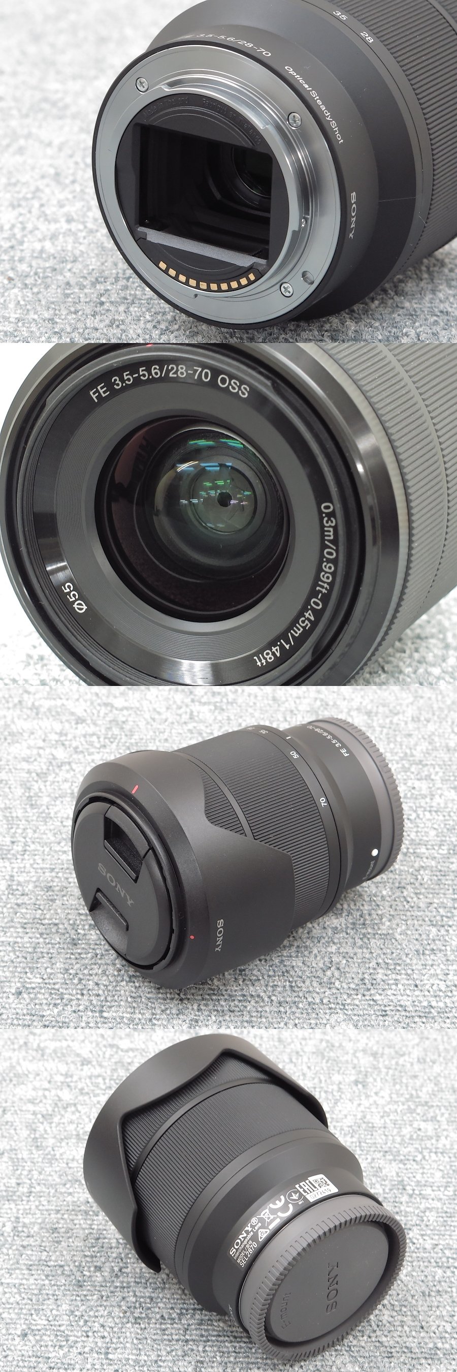SONY FE 28-70mm F3.5-5.6 OSS SEL2870 レンズ ケース付 @27161 / 中古オーディオ買取、販売、通販の ...
