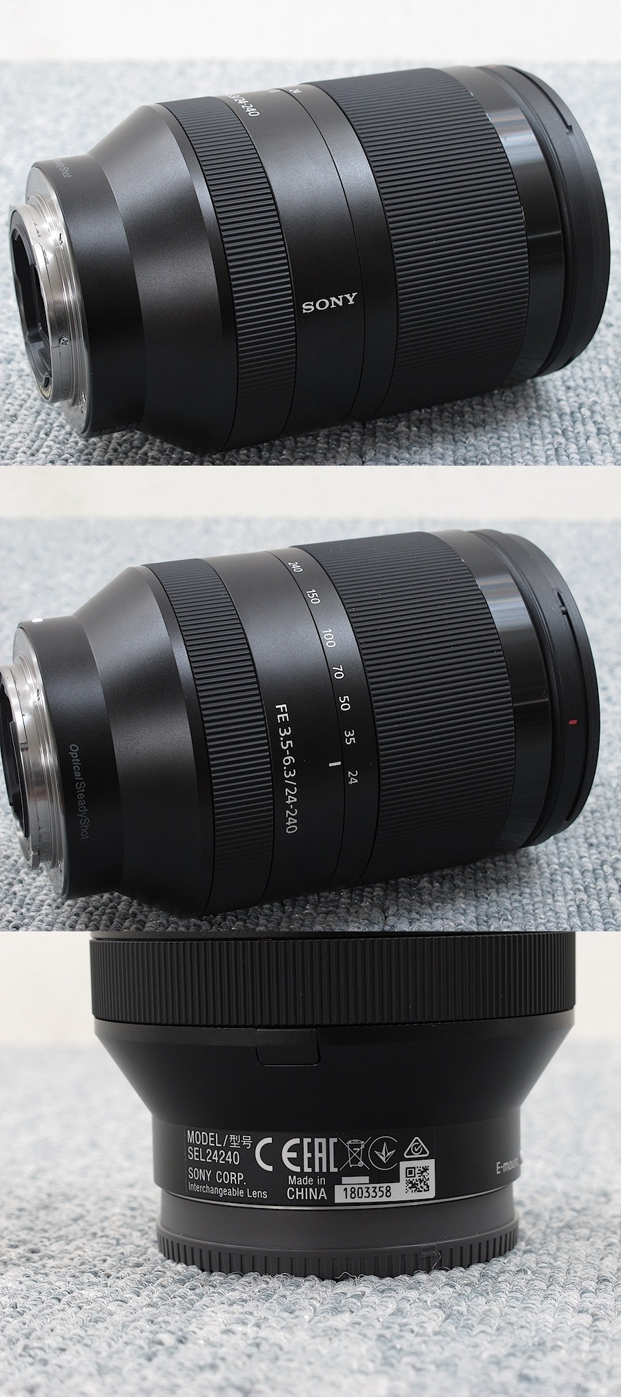 【美品】SONY FE 24-240mm F3.5-6.3 OSS SEL24240 レンズ @31696 / 中古オーディオ買取、販売、通販 ...