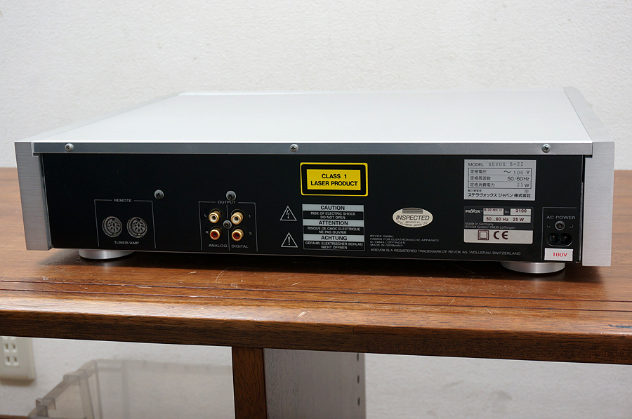 ルボックス REVOX B22 CDデッキ @37389 / 中古オーディオ買取、販売、通販のショップアフロオーディオ横浜