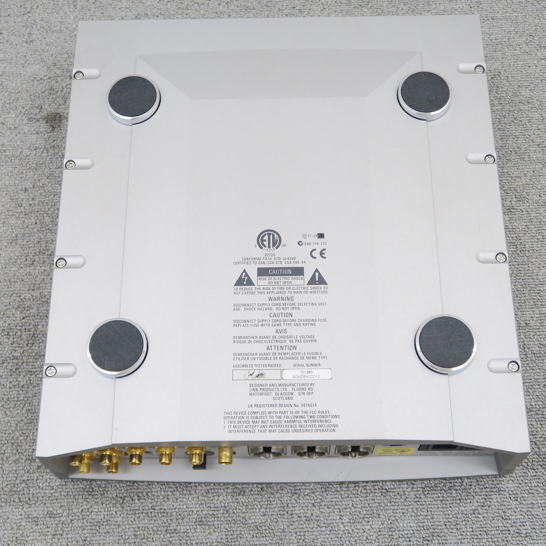 【Sランク】リン LINN CD12 CDデッキ @54838 / 中古オーディオ買取、販売、通販のショップアフロオーディオ横浜