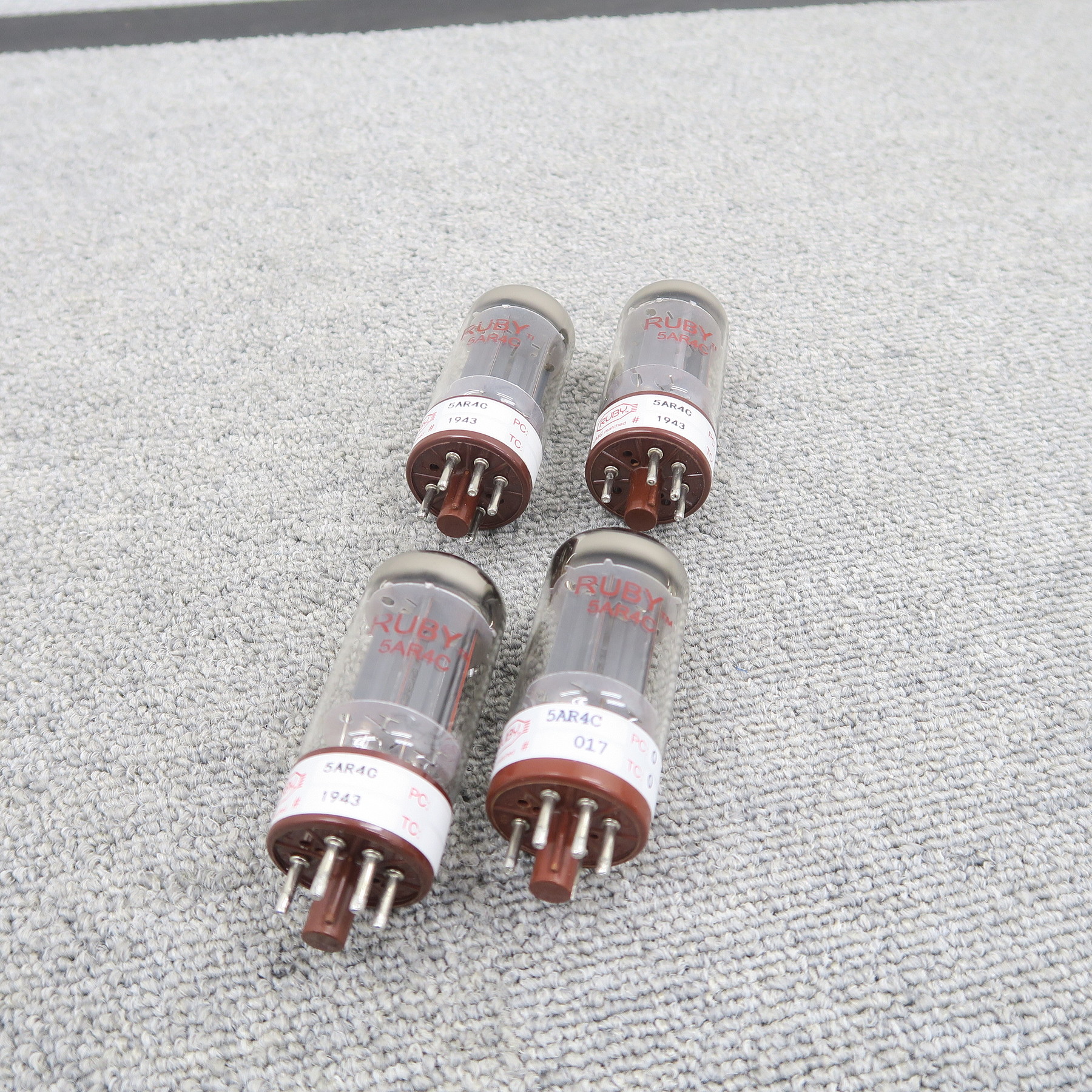 【Aランク】ルビー RUBY TUBES 5AR4C 4本 真空管 @54954 / 中古オーディオ買取、販売、通販のショップアフロオーディオ横浜