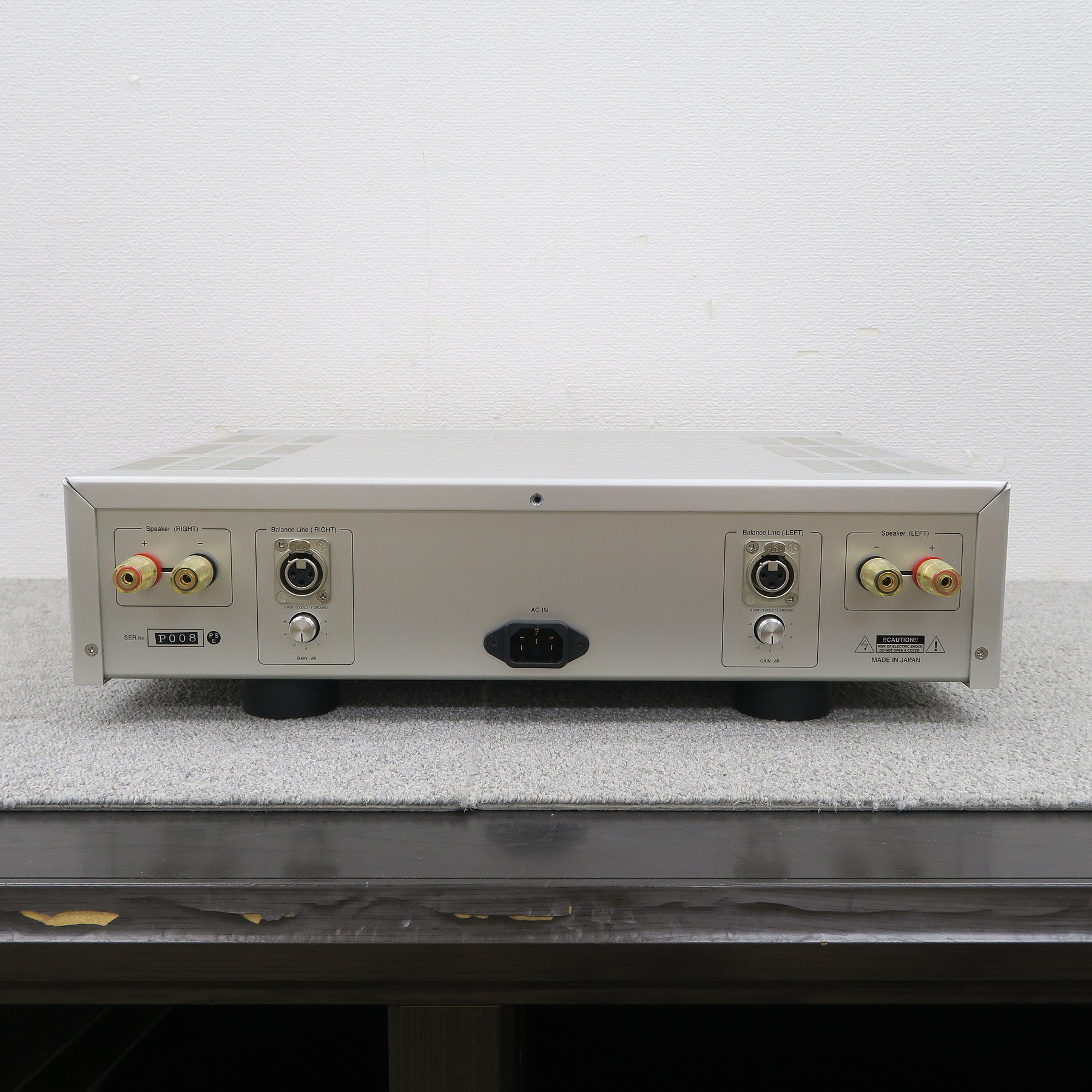 【Bランク】ALLION S-200 パワーアンプ 出水電気 @56796 / 中古オーディオ買取、販売、通販のショップアフロオーディオ横浜